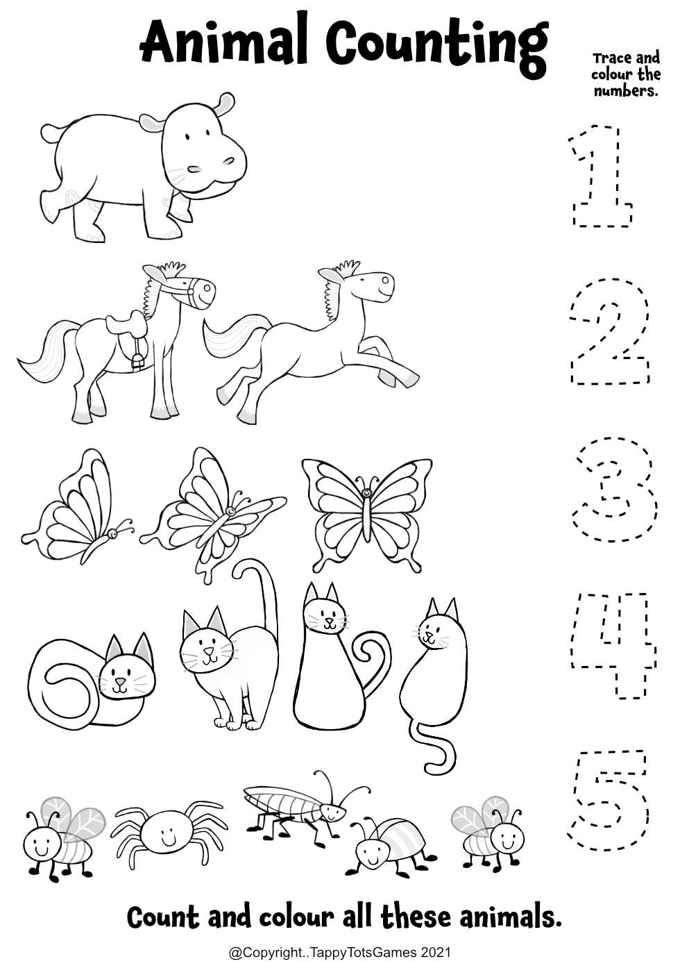 Count and colour. – TappyTotsGames